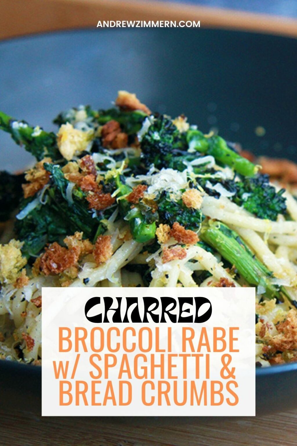 Charred Broccoli Rabe with Chitarra & Lemony Bread Crumbs Recipe ...