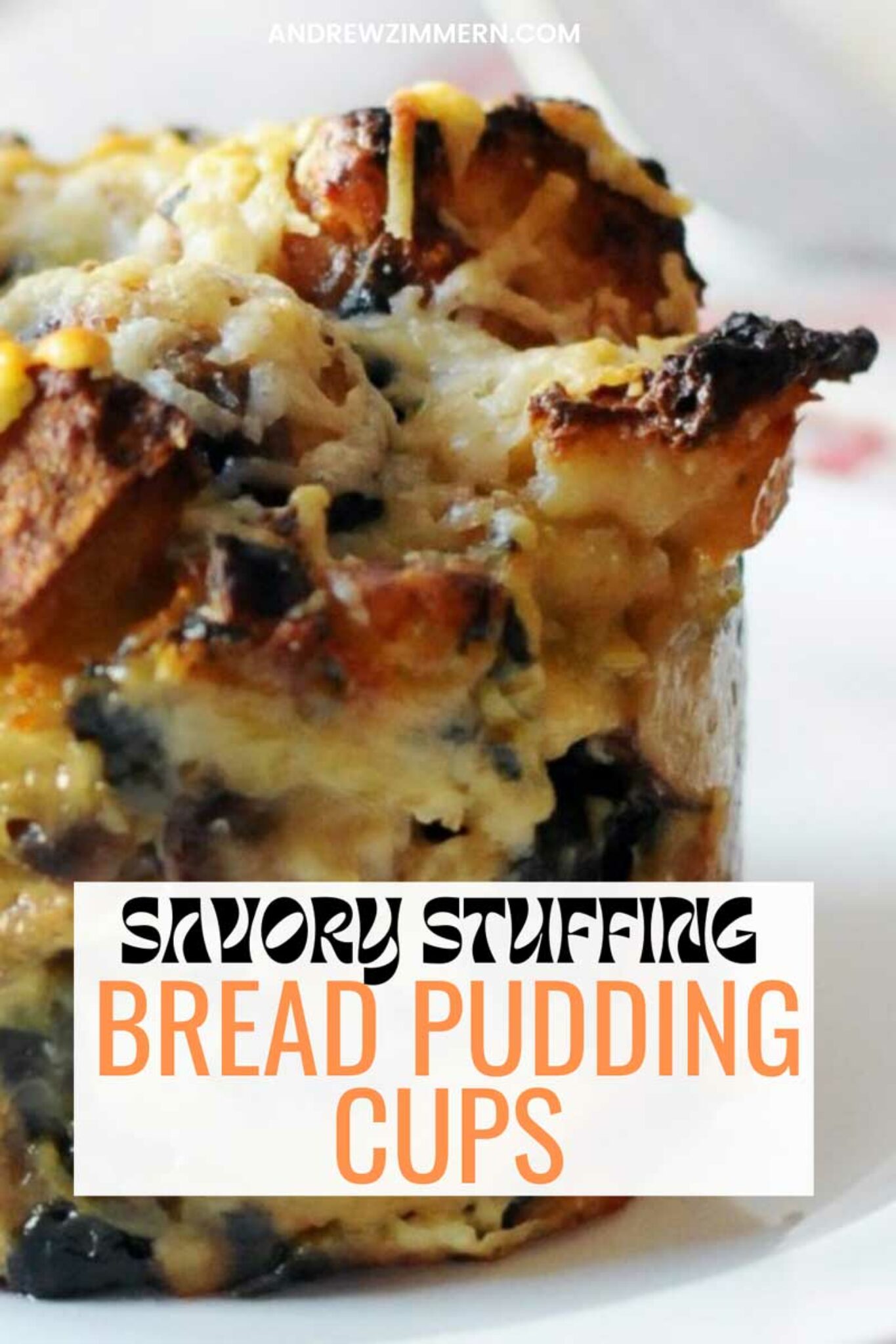 Savory Stuffing Bread Pudding Recipe - Andrew Zimmern