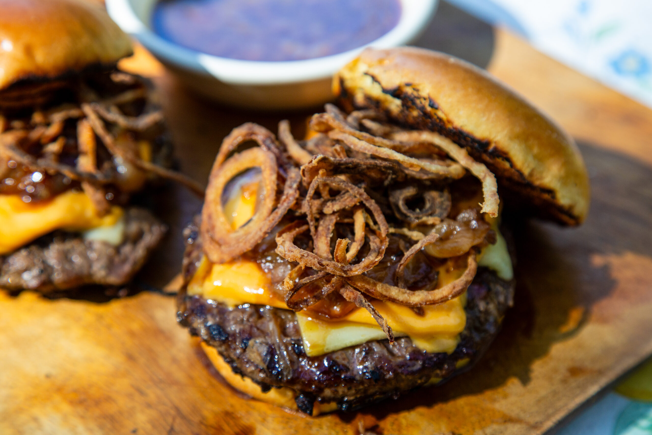 French Onion Burger - Andrew Zimmern
