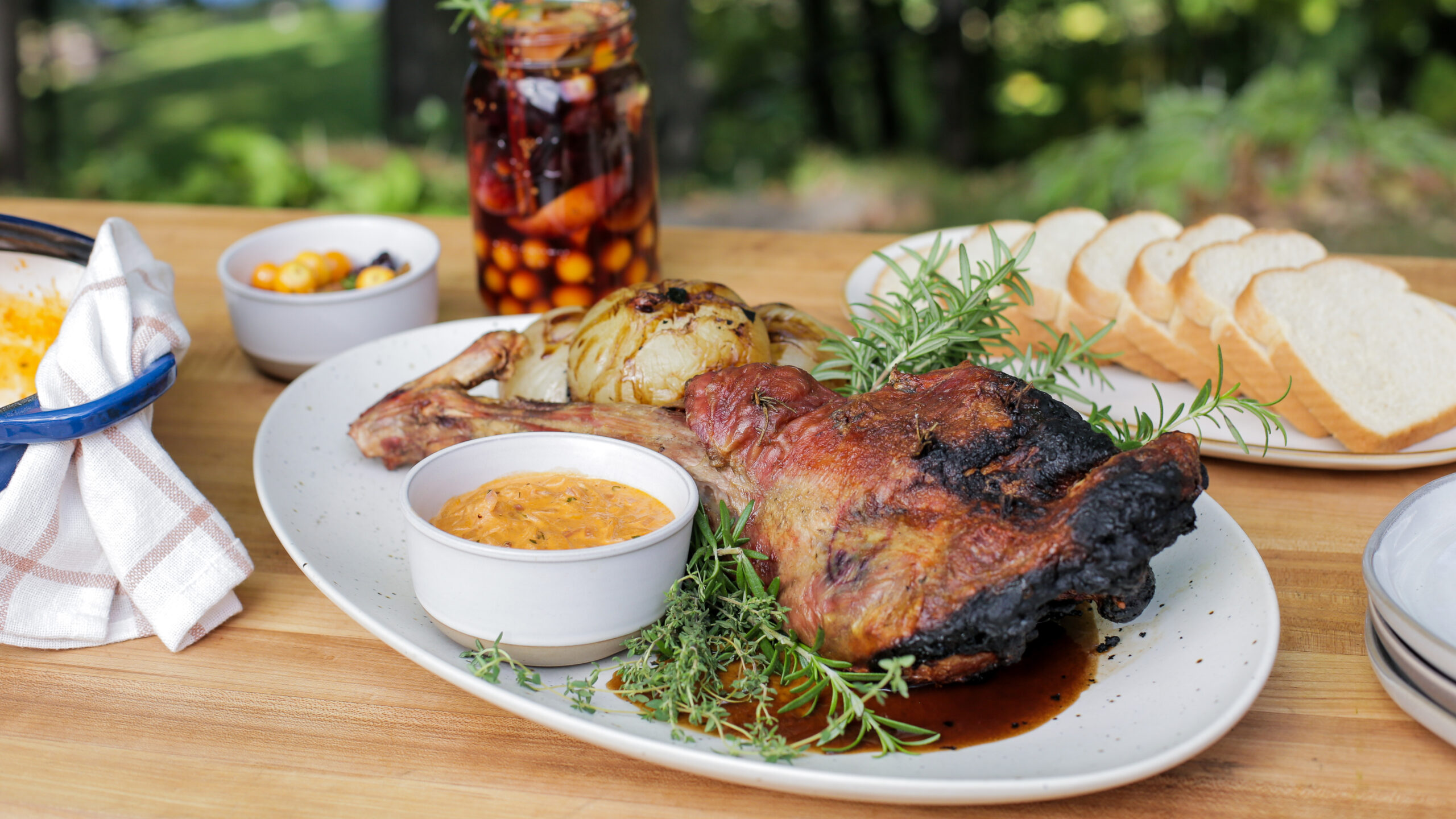 Whole Roasted Wild Boar Leg - Andrew Zimmern