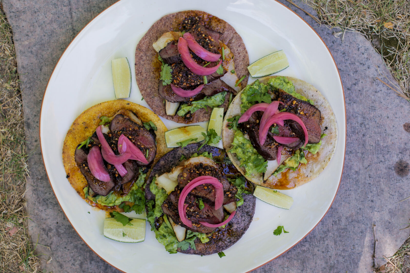 Elk Tostadas with Salsa Macha - Andrew Zimmern