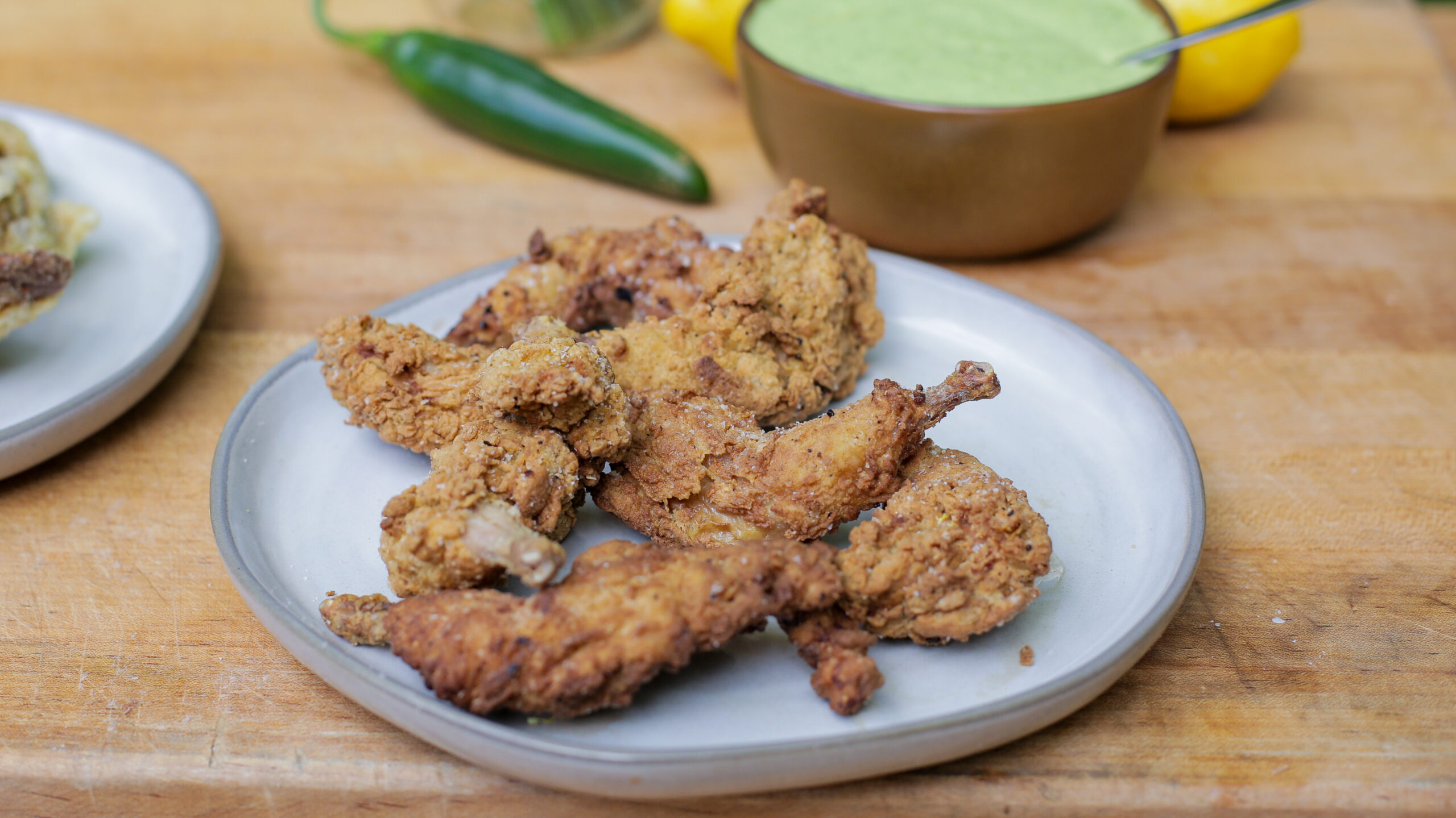 Fried Quail with Lemon-Basil Aioli - Andrew Zimmern