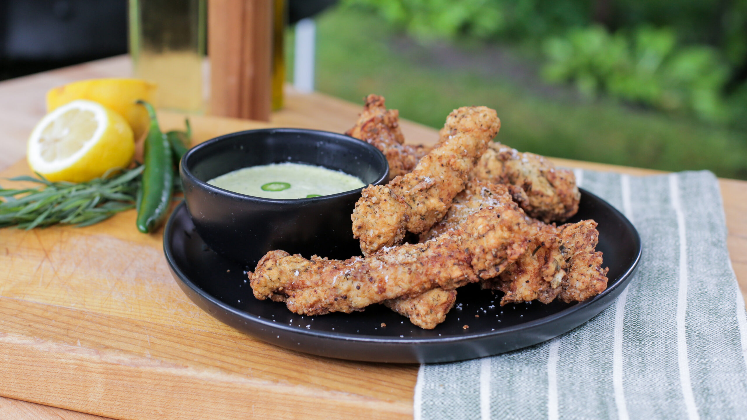 Fried Snapper with Orange-Chile Mayo - Andrew Zimmern