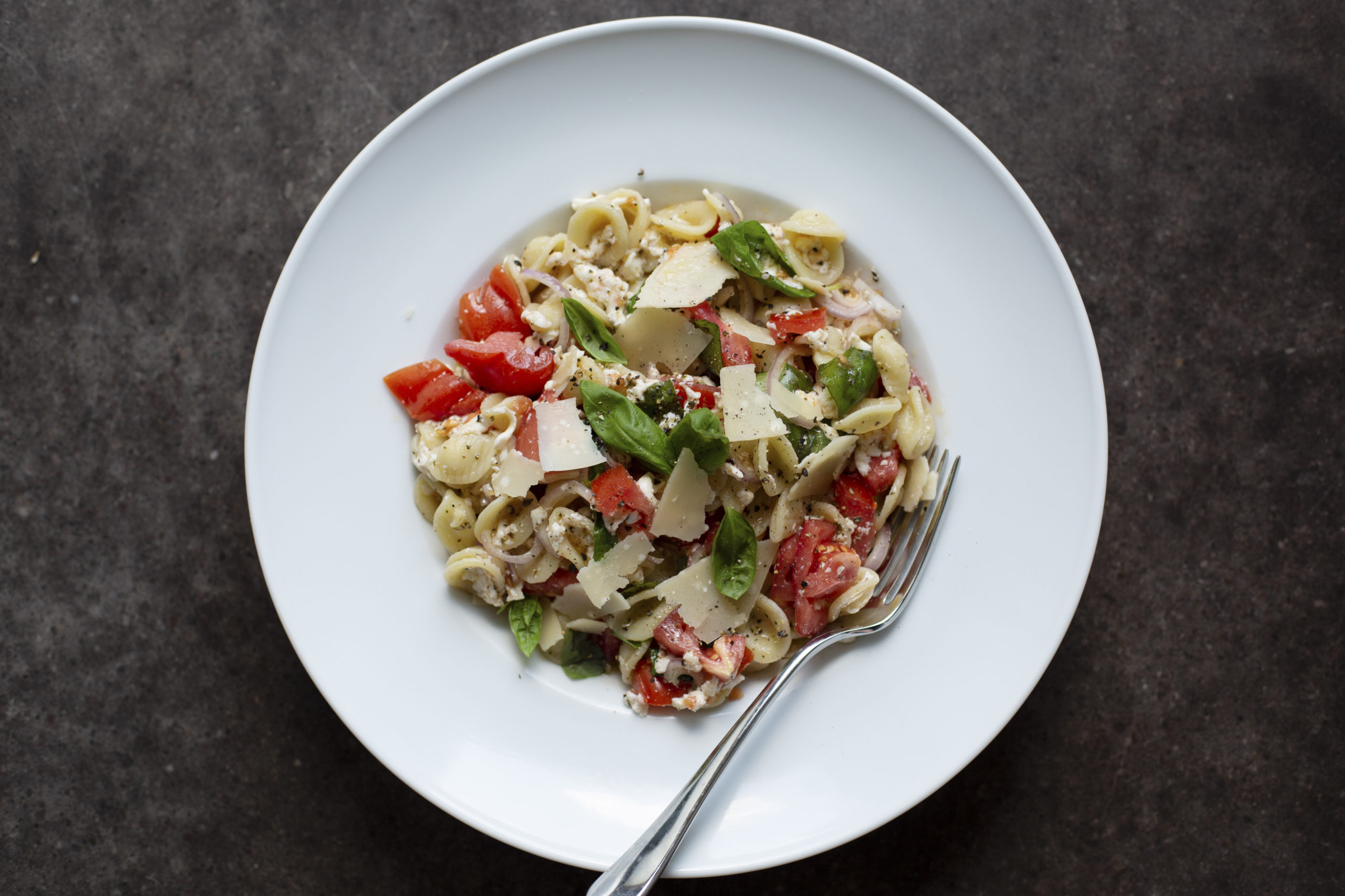 Pasta with Mozzarella, Basil & Tomatoes Recipe - Andrew Zimmern