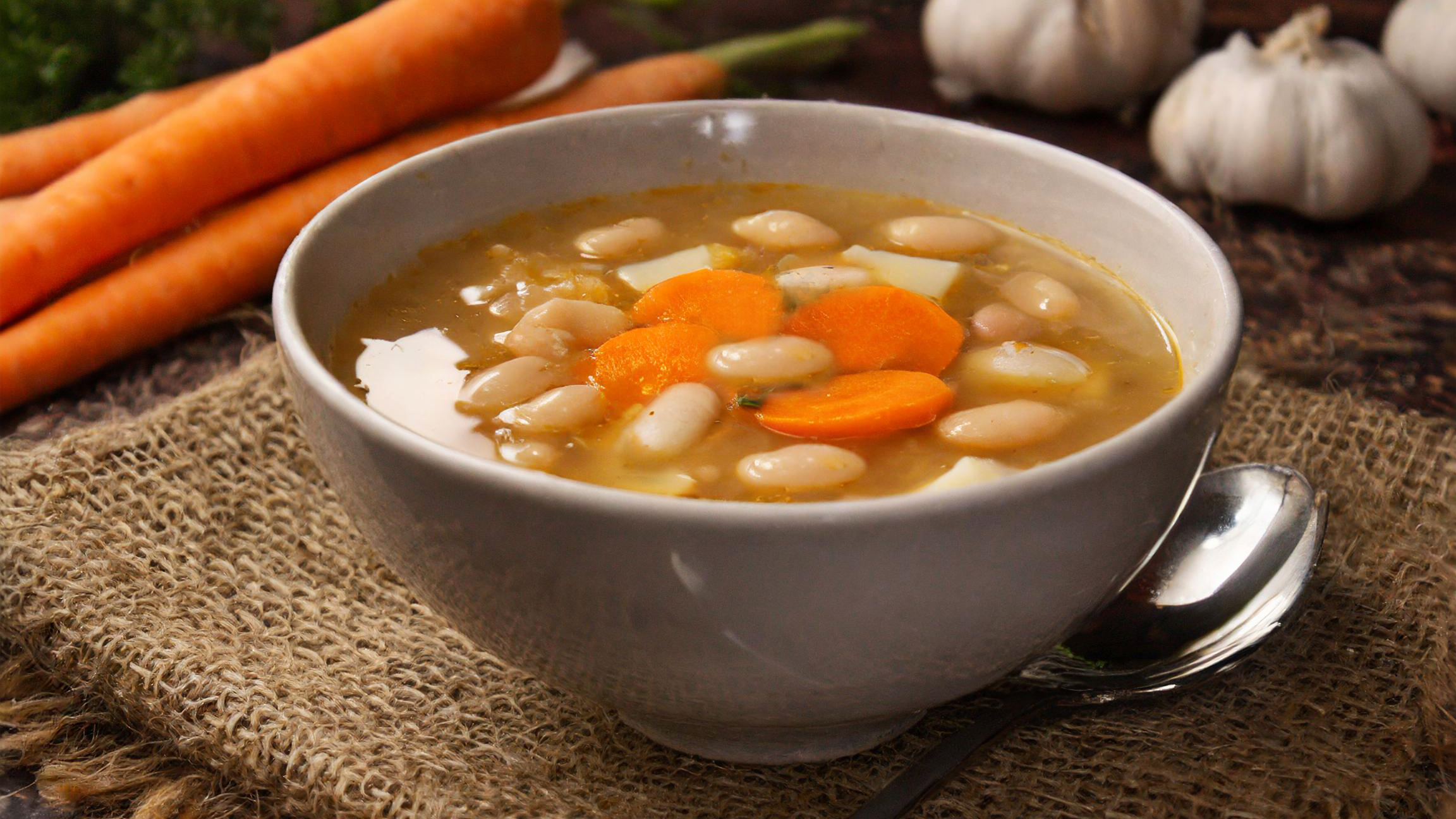 Easy Bean Soup - Andrew Zimmern