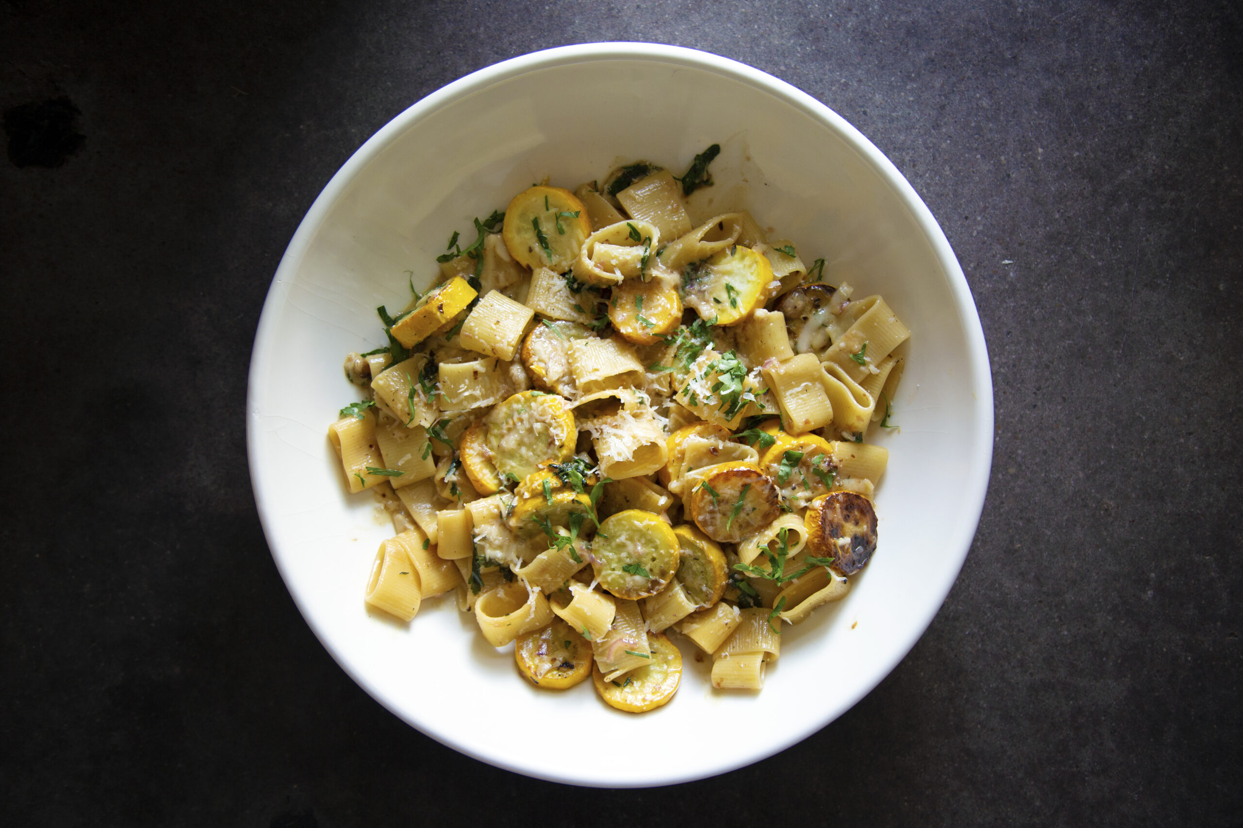Summer Squash Pasta with Brown Butter & Lemon - Andrew Zimmern