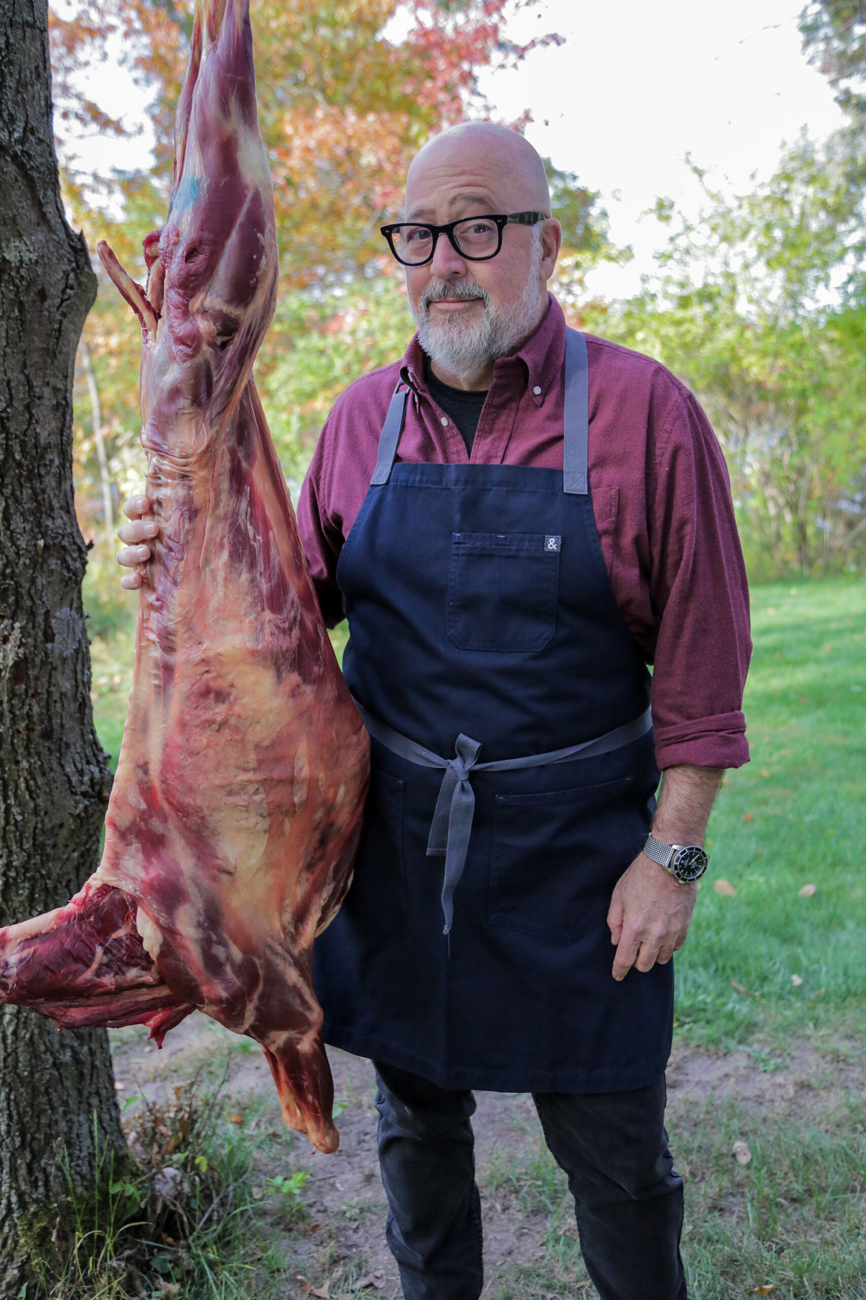 Goat Curry with Tomato-Cucumber Salad & Rice Pilaf - Andrew Zimmern