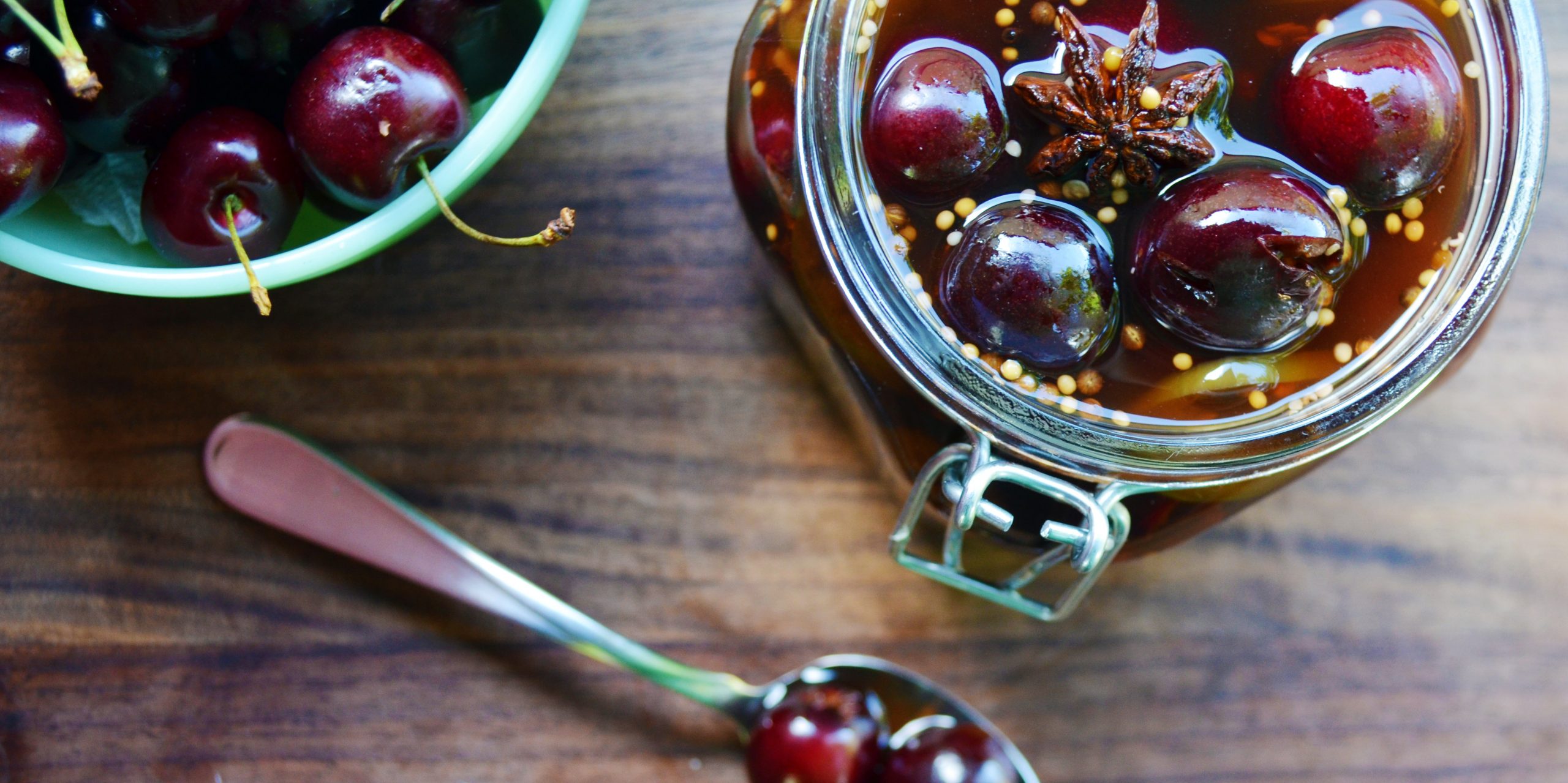 Pickled Cherries - Andrew Zimmern