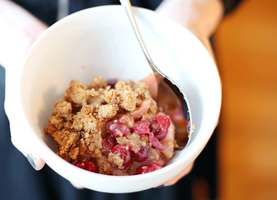 Apple & Cranberry Crumble - Andrew Zimmern