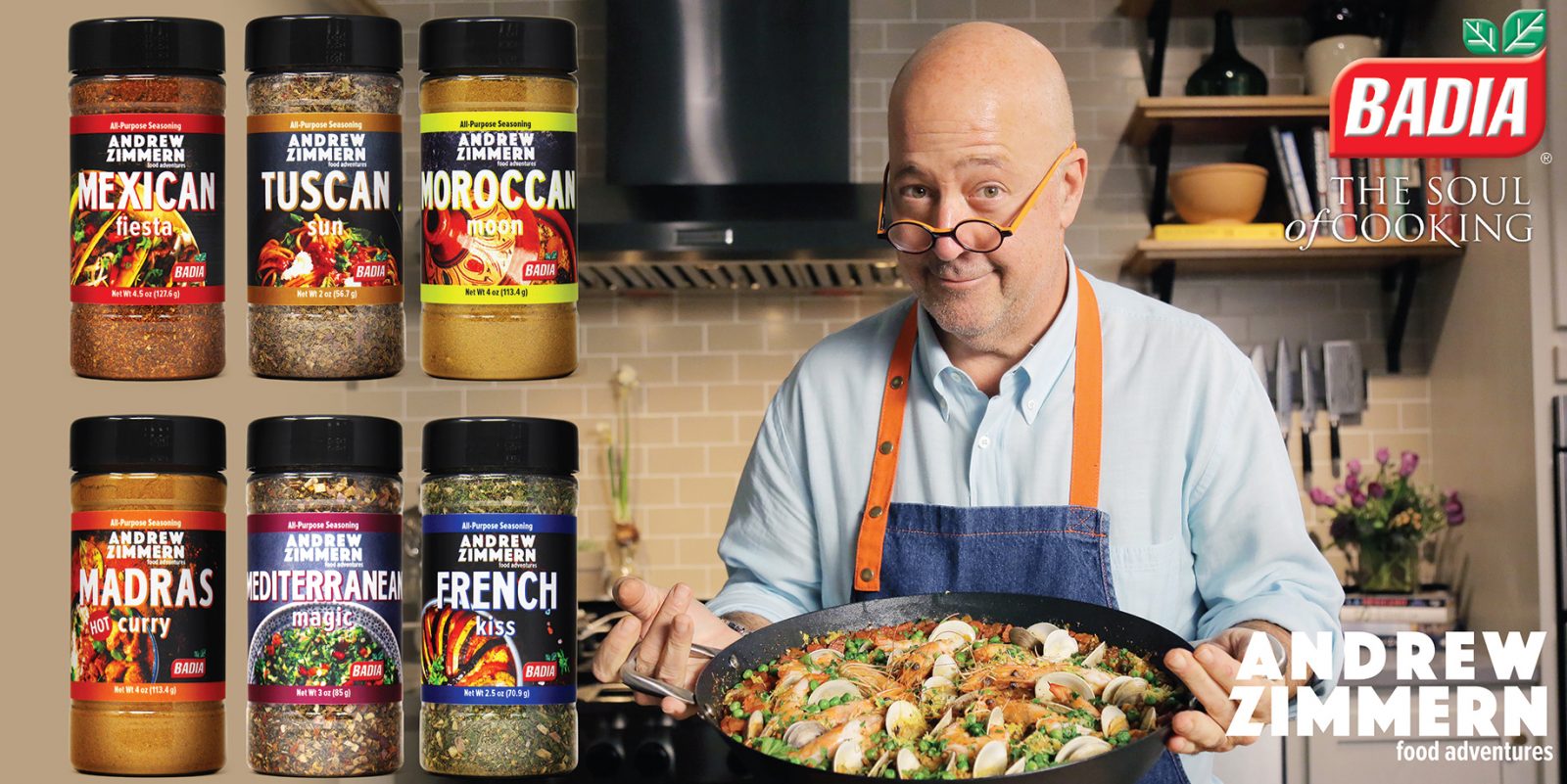 Badia Spices – Andrew Zimmern