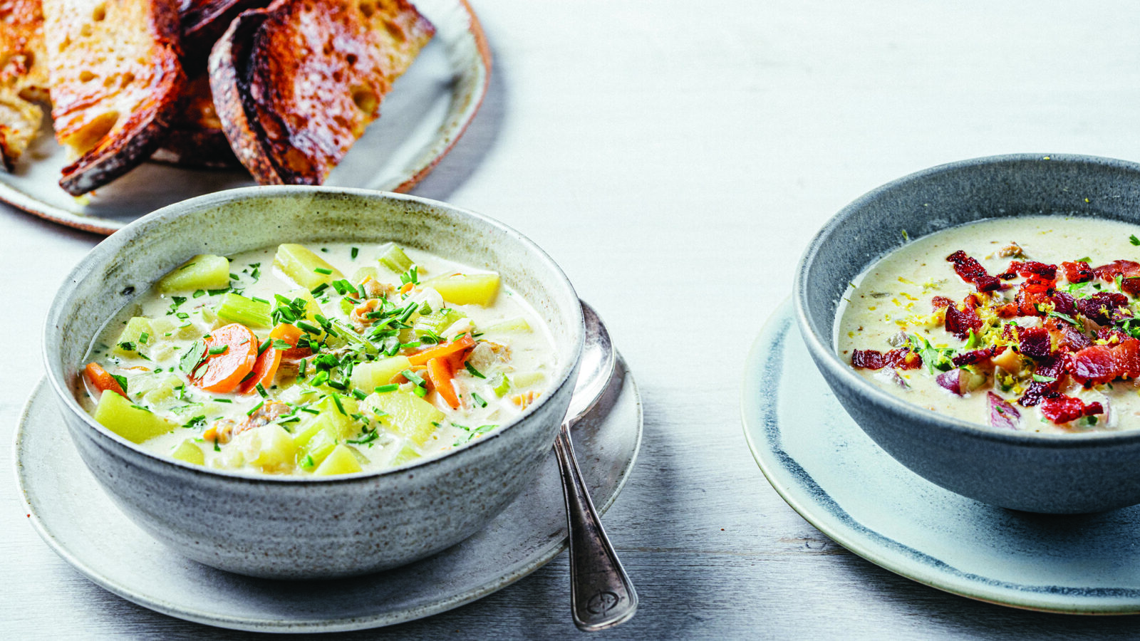 The BEST Clam Chowder - Andrew Zimmern