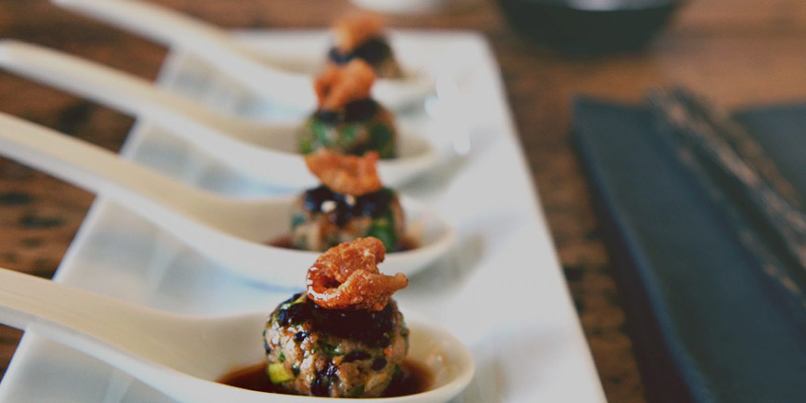 Duck Tsukune – Andrew Zimmern