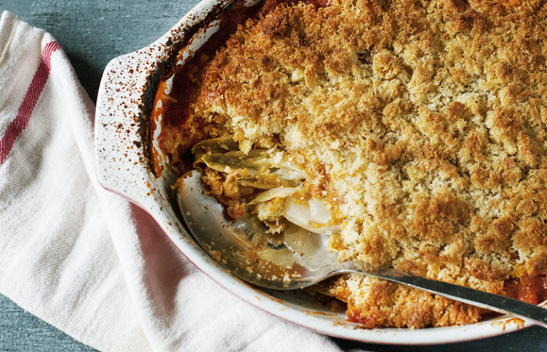 Savory Endive Gratin - Andrew Zimmern