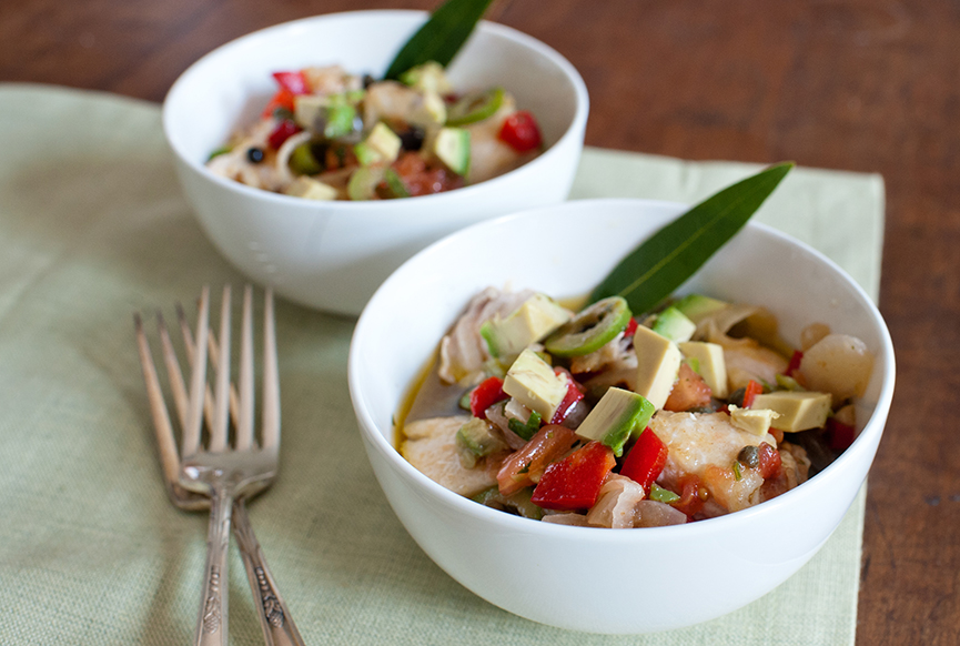 Red Snapper & Citrus Escabeche with Olives - Andrew Zimmern