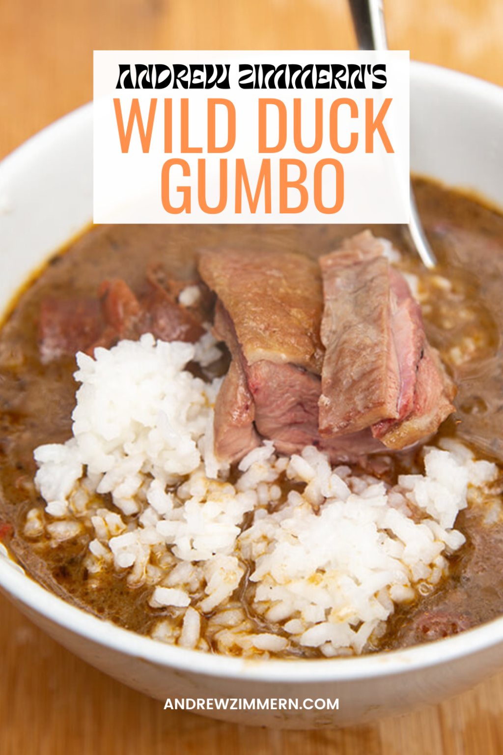 Wild Duck Gumbo with Crispy Duck Breasts Recipe - Andrew Zimmern
