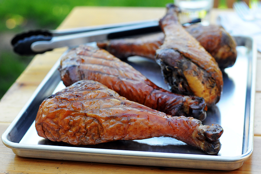Smoked Turkey Legs - Andrew Zimmern