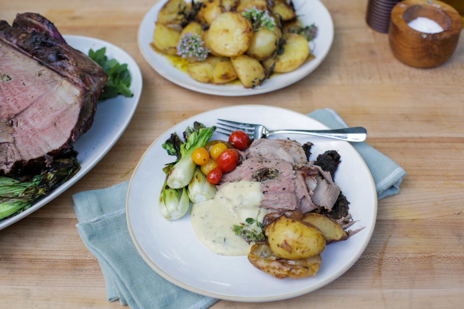 Greek-Style Whole Roasted Antelope Leg - Andrew Zimmern