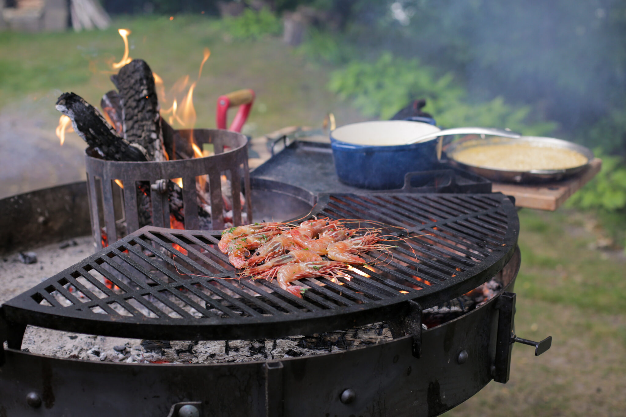 Grilled Scallop, Spot Prawn and Sea Urchin Risotto - Andrew Zimmern