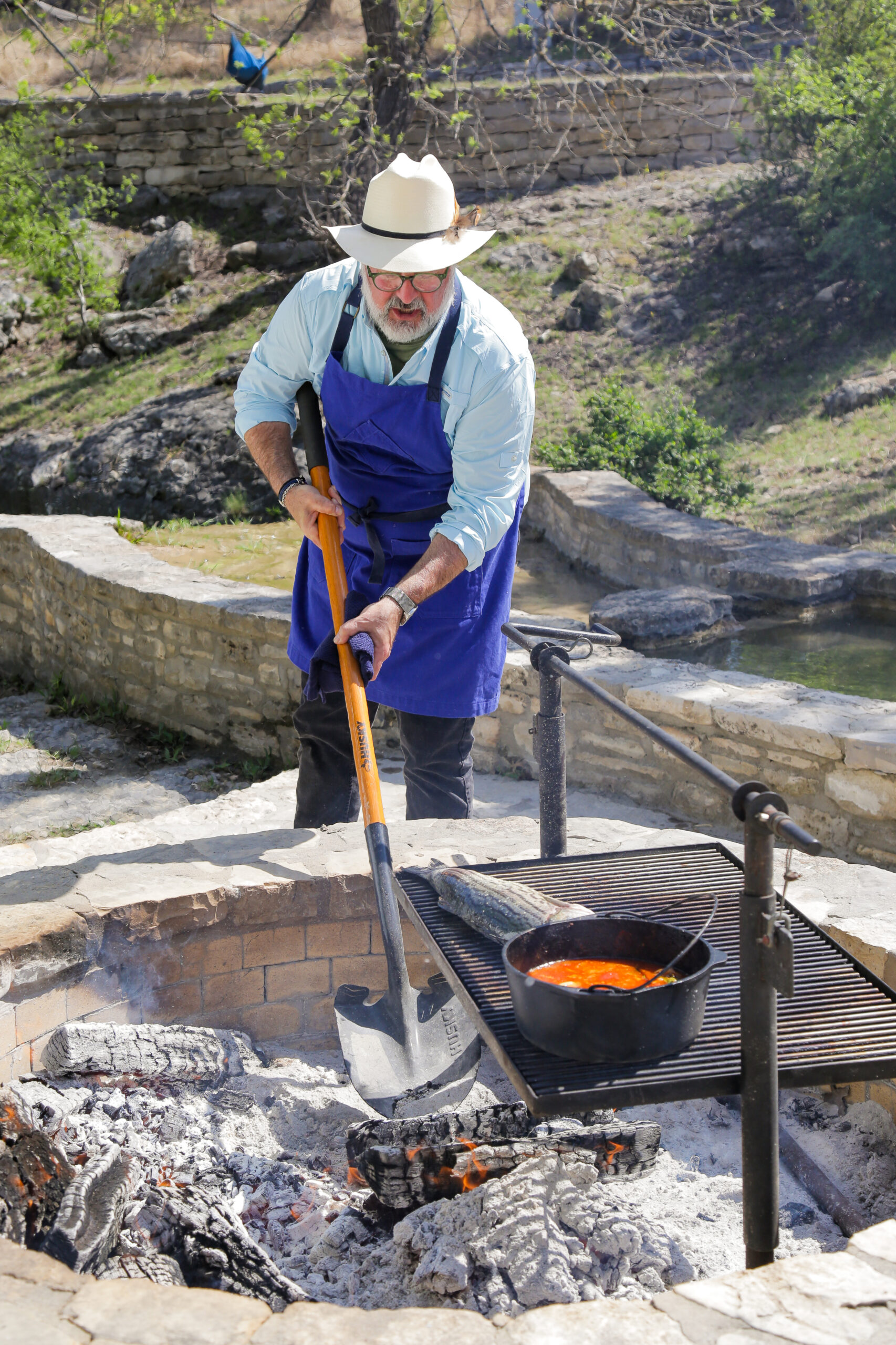 Striped Bass With Tomato Soup And Rouille Andrew Zimmern