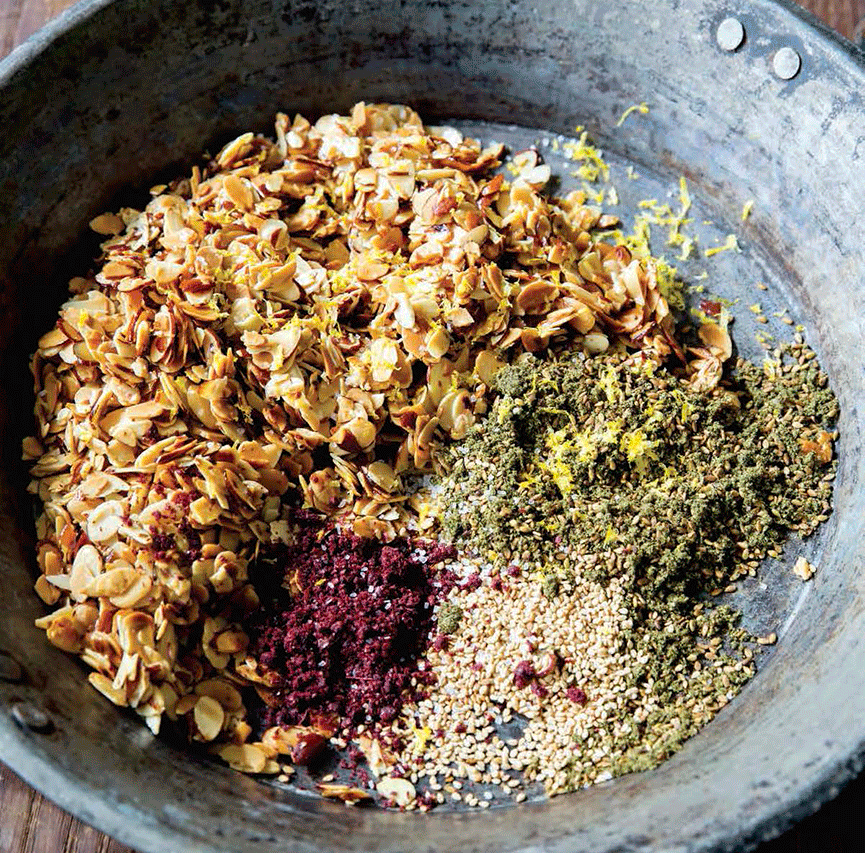 Za'atar Spiced Almonds - Andrew Zimmern